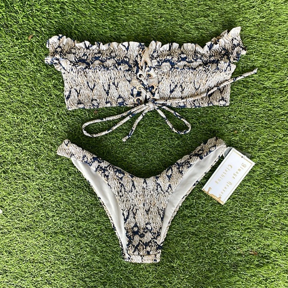 Swim | Snake Skin Bikini Set | Poshmark